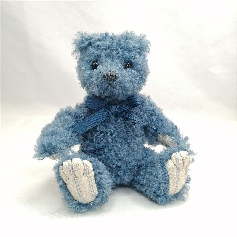 Custom Embroidered Logo Soft Stuffed Plush Joint Teddy Bear Toy Movable ...